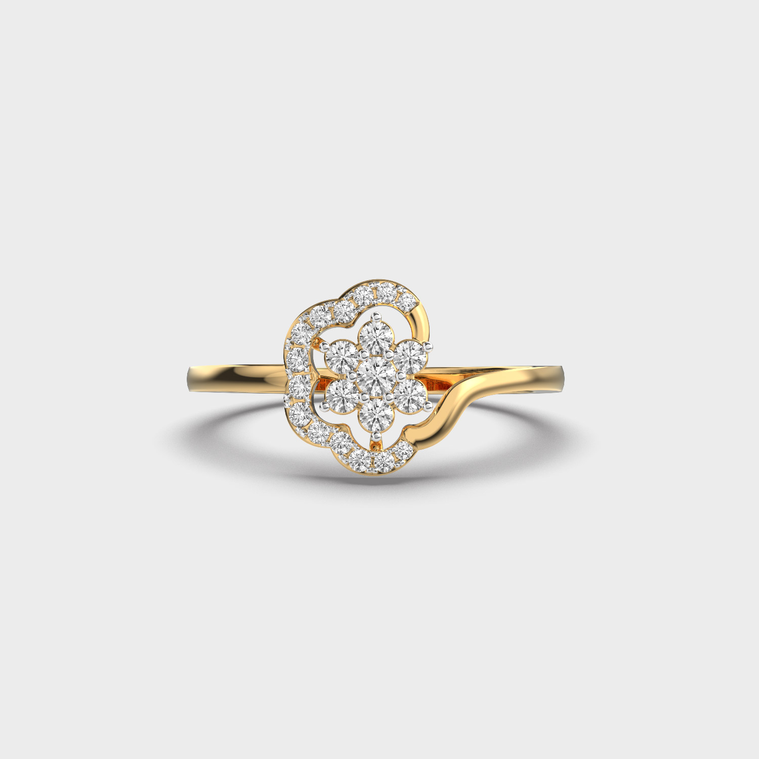 Nested Bloom Diamond Ring | Jewelbox Nested Bloom Diamond Ring | Jewelbox